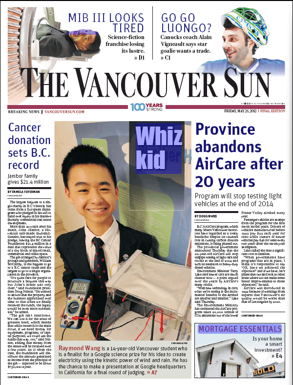 The Future of Education | Raymond Wang: The Science Fair Journey